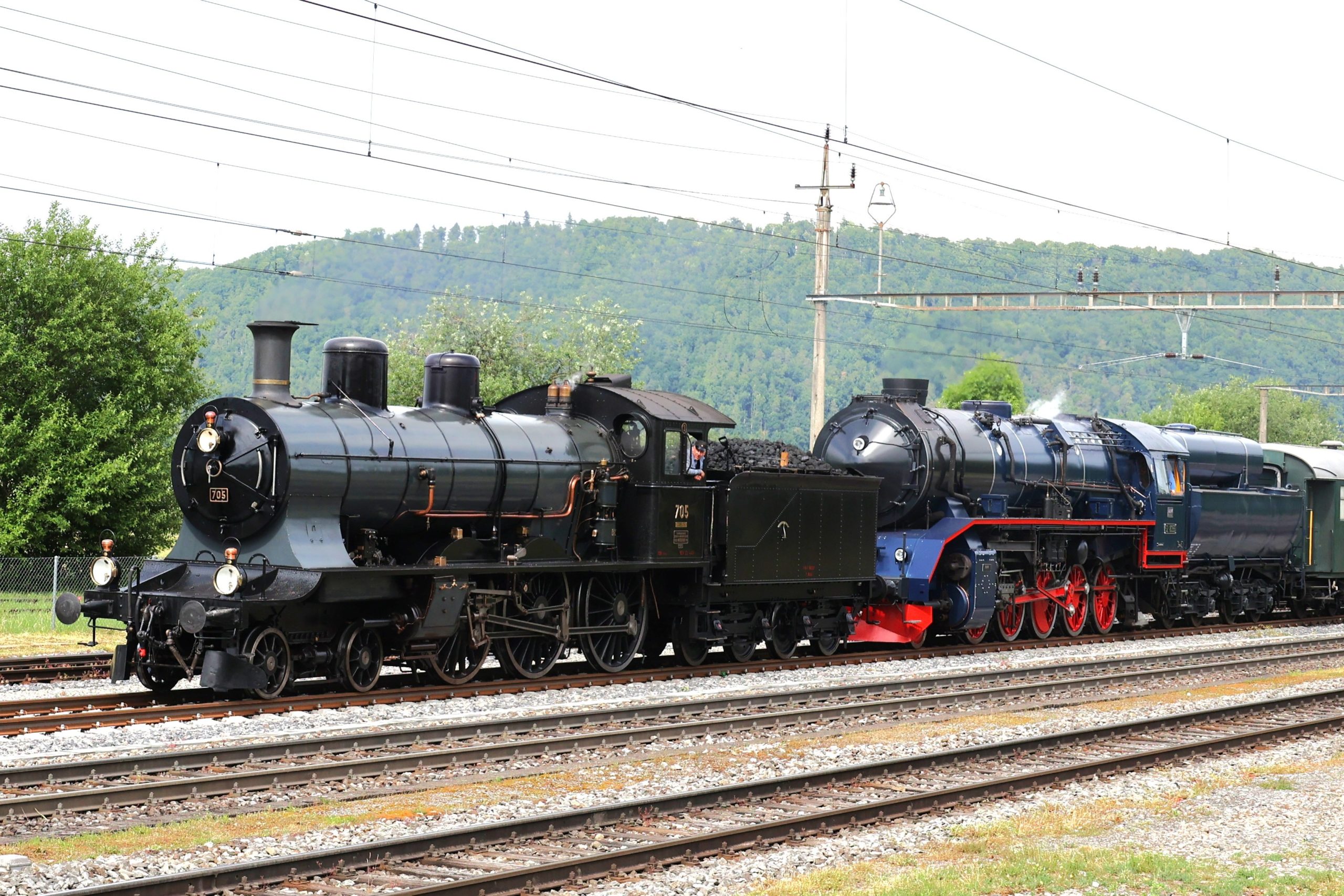 52 8055 zurück in Schaffhausen - DLM - MODERN STEAM